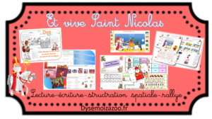 Exercices autour de Saint Nicolas structuration lecture écriture - Dys ...