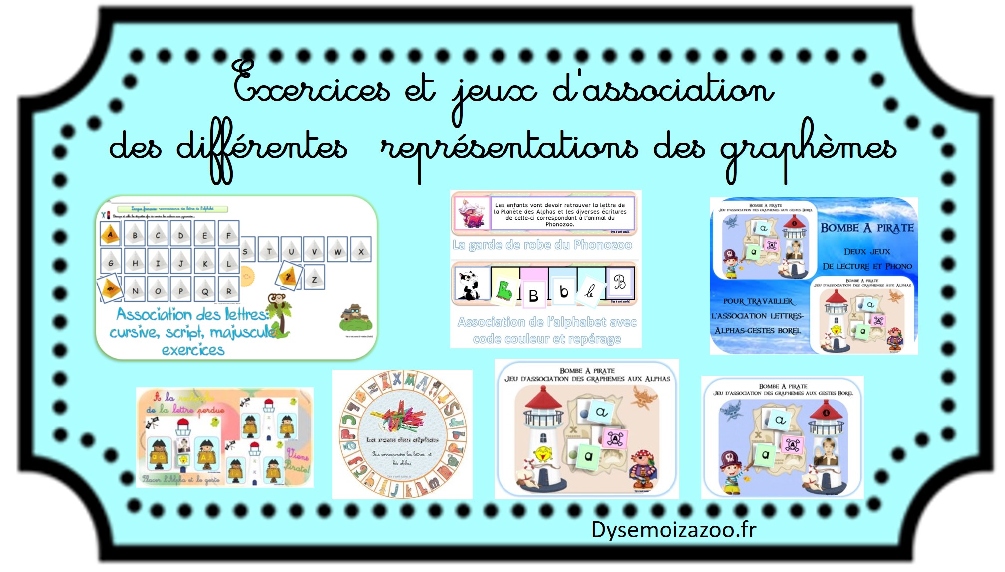 Exercices et jeux d'association des différentes représentations des ...